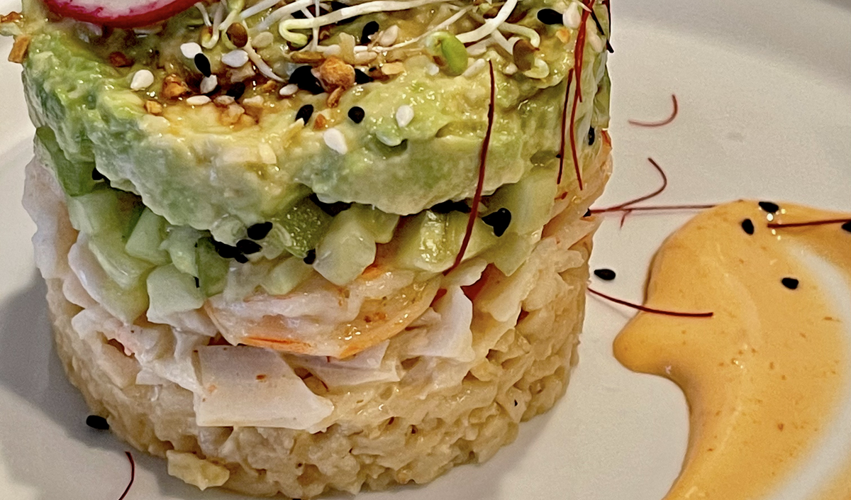Shrimp and Avocado Stack – Eban’s Bakehouse